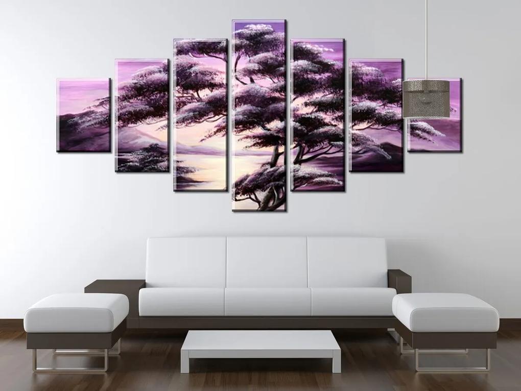 Gario Ručně malovaný obraz Strom snů - 7 dílný Rozměry: 210 x 100 cm