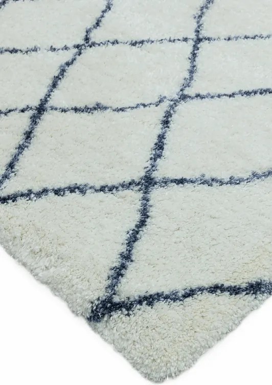 Modrý koberec Bardie Cream Blue Rozměry: 80x240 cm