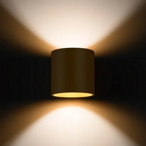 Nástěnné svítidlo SOLLUX ORBIS 1 zlaté G9 1x8W bez žárovky SL.1181