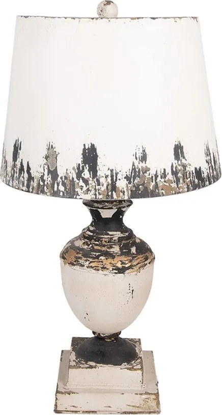 Béžová antik kovová stolní lampa Florence - Ø 32*60 cm E27/max 1*60W