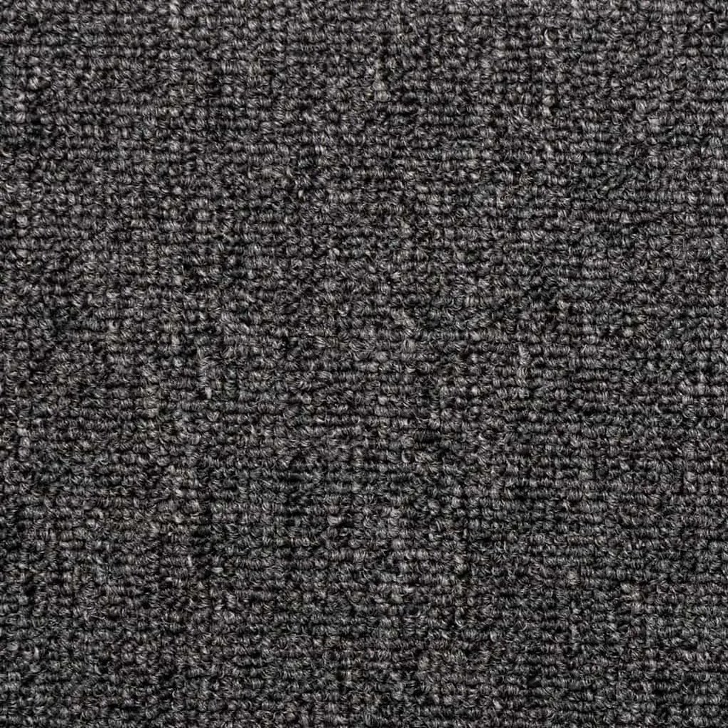 Schodové rohože 30 ks 65 x 21 x 4 cm antracitové s obdélníkovým okrajem 3365765