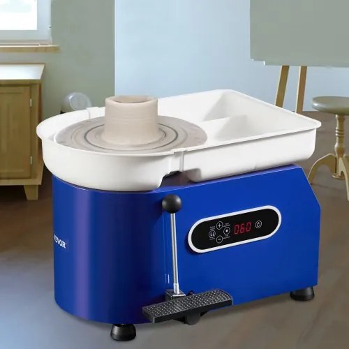 hrnčířský kruh 27,9 cm keramické kotoučové nožní pedály Zástěra 450 W