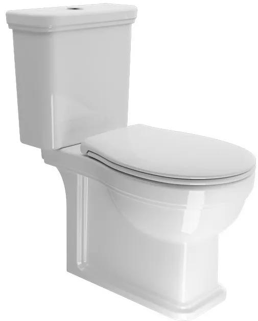 GSI CLASSIC WC mísa kombi spodní/zadní odpad, bílá ExtraGlaze 871711
