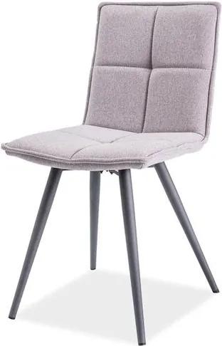 Jídelní židle Dario - šedá