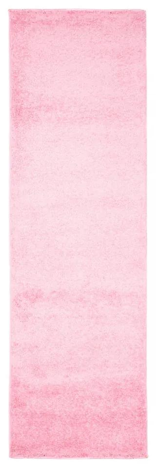 Kusový koberec shaggy Parba růžový atyp 80x200cm