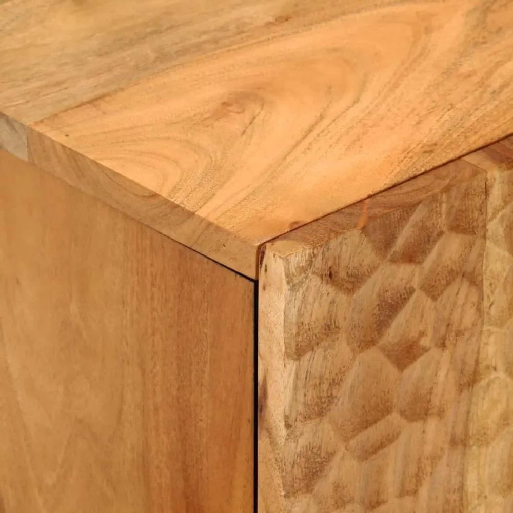 Petromila Koupelnová nástěnná skříňka 38x33x48 cm masivní akáciové dřevo