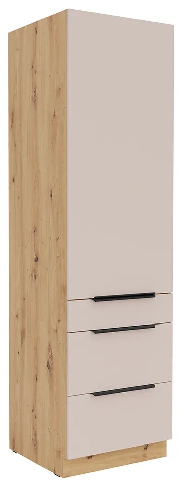 Kuchyňská linka SOLEA | 300 + 180 cm | VÝBĚR ÚCHYTŮ | zásuvky PREMIUM BOX | artisan/kašmír