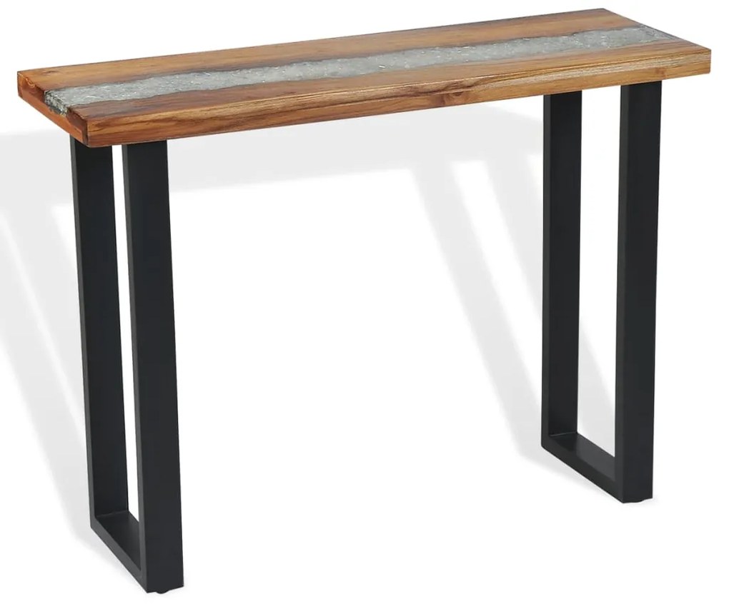 vidaXL Marketos Odkládací stolek, teak, 100x35x75 cm