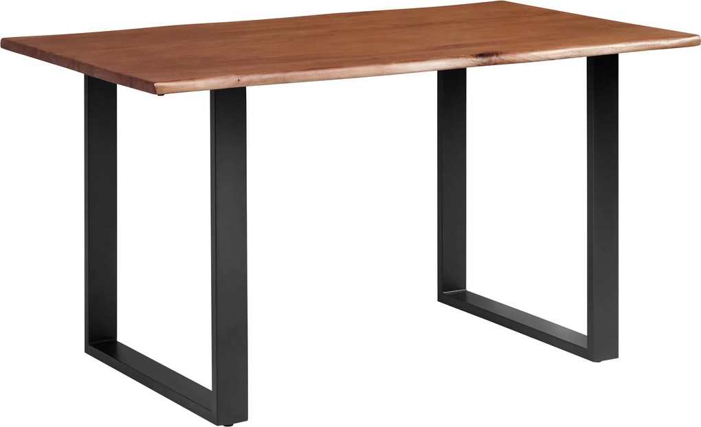 XXXLutz JÍDELNÍ STŮL, akácie, černá, barvy vlašských ořechů, 140/80/76 cm P & B - Online Only jídelní stoly - 001630017117