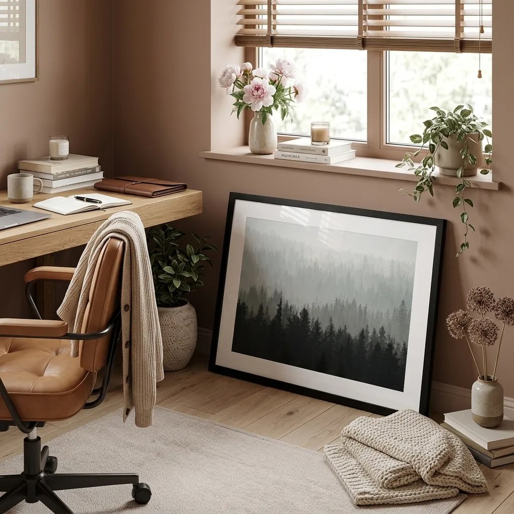Kristýna Mládková | Šumavské lesy Rám: Bílý, Velikost: 40 x 60 cm