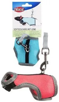 Trixie GmbH a Co.KG Postroj potkan vesta s vodítkem 12-18cm/1,2m mix TR