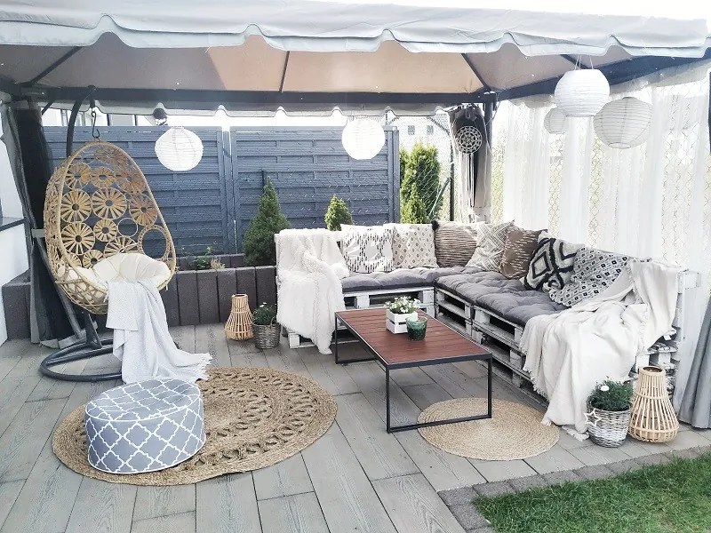 Majowo.cz Závěsné ratanové křeslo IBIZA elegantní dekor