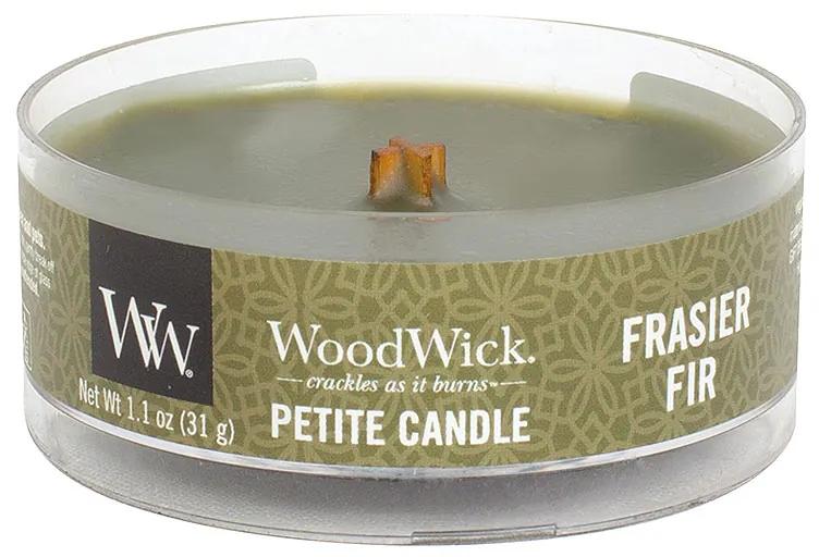 WoodWick – Petite Candle vonná svíčka Jedle, 31 g