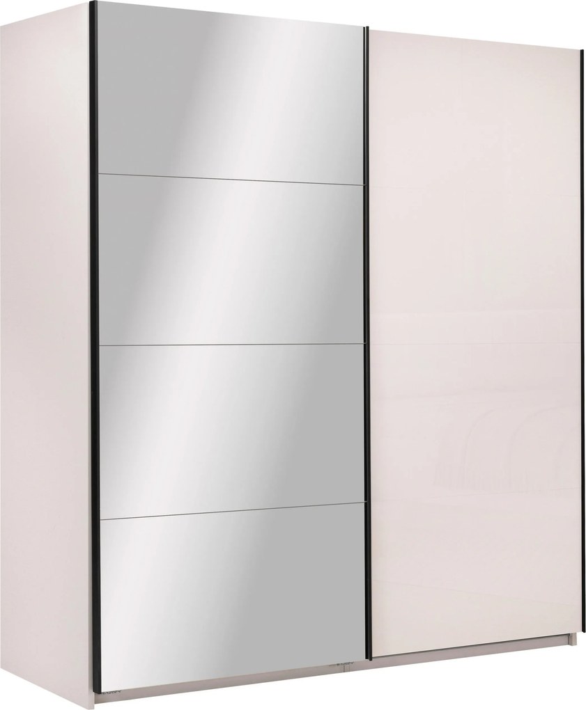 XXXLutz ŠATNÍ SKŘÍŇ S POSUVNÝMI DVEŘM, kašmírová, 200/210/62 cm P & B - Šatní skříně - 000885000908