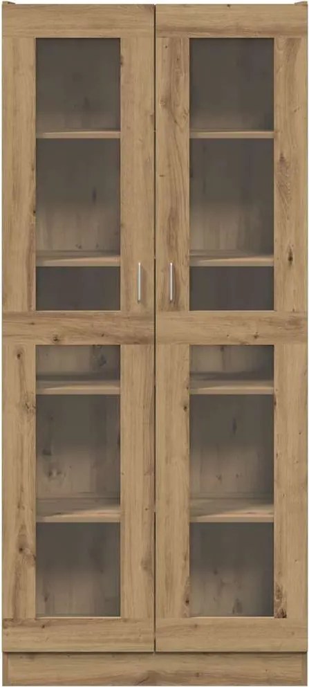 Skříň dub artisan 82,5 x 30,5 x 185 cm kompozitní dřevo 3318721