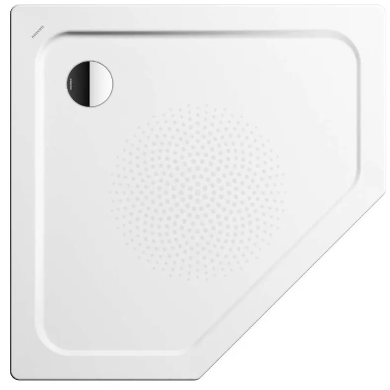 Kaldewei Avantgarde - Pětiúhelníková sprchová vanička Cornezza 671-2, 90x90 cm, antislip, Perl-Effekt, s polystyrénovým nosičem, bílá 459135003001