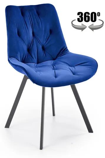 Halmar jídelní židle K519 barevné provedení modrá