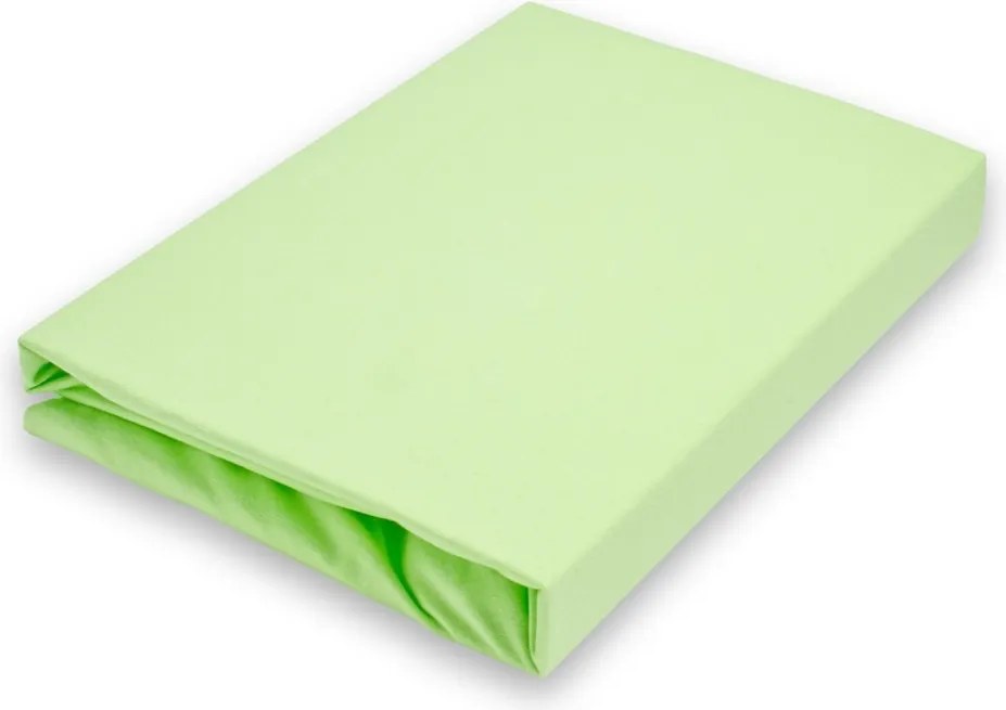 Jersey prostěradlo EXCLUSIVE světle zelené Rozměr: Dětské 70x140