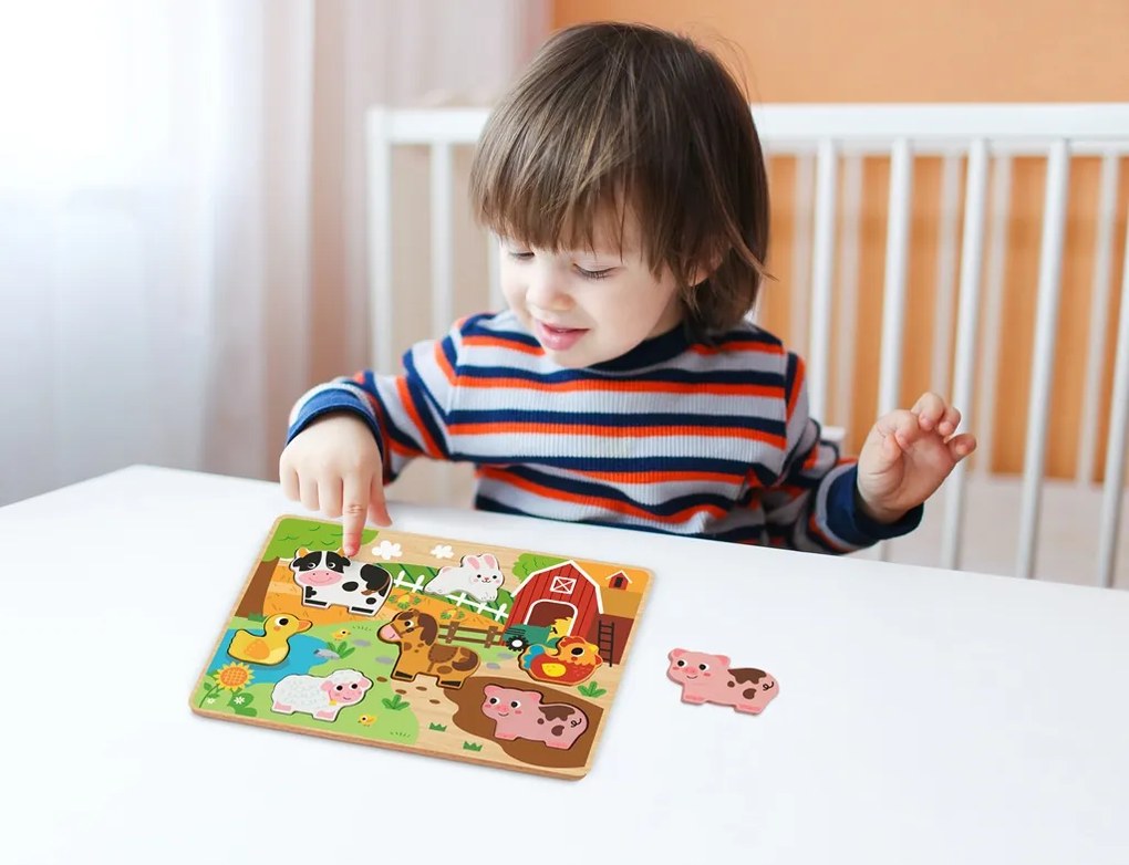 2Kids Toys Vkládací puzzle Farma