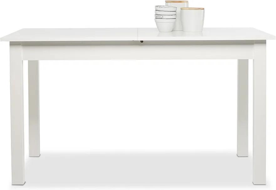 FARELA Jídelní stůl rozkládací Kronborg, 160 cm, bílá