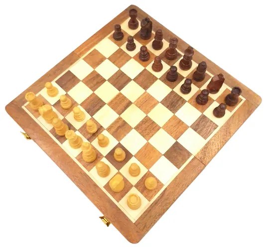 Madrid Magnificence Dřevěné magnetické šachy 25x25cm - DNU-026