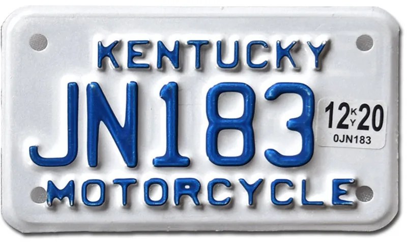 Americká SPZ Kentucky JN183 moto