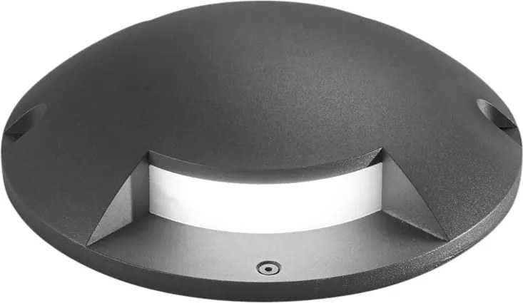 FAN LED-GROUND-R1 Venkovní svítidlo LED GROUND antracit, hliník, 6 W, 730 lm, CCT, IP65, 21 x 5,4 cm 24V - FANEUROPE