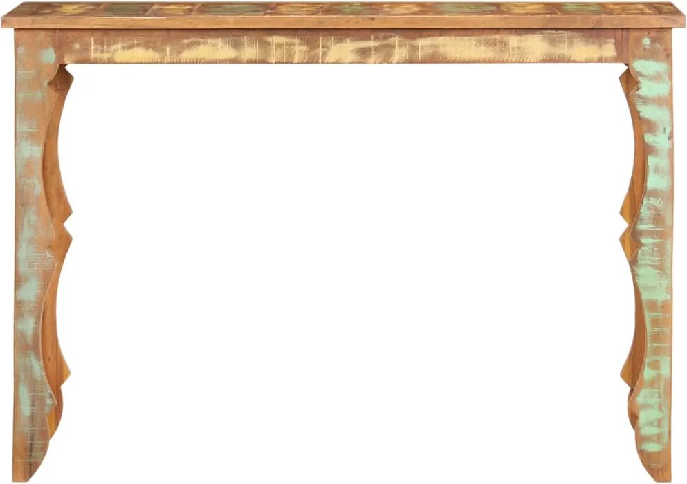 Konzolový stolek 110 x 40 x 76 cm masivní recyklované dřevo 286492
