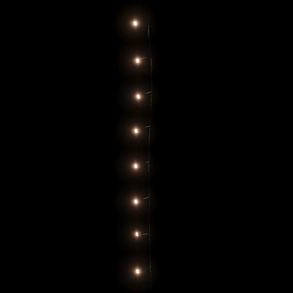 Světelný LED řetěz se 150 LED diodami teplý bílý 15 m PVC 330046