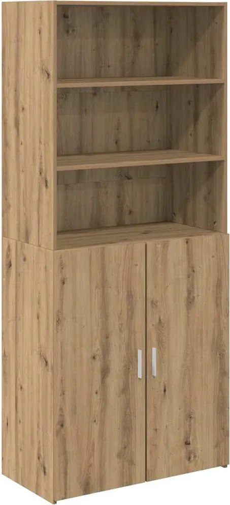 Vysoký bufet Artisanový dub 80 x 42,5 x 185 cm Kompozitní dřevo 3402633