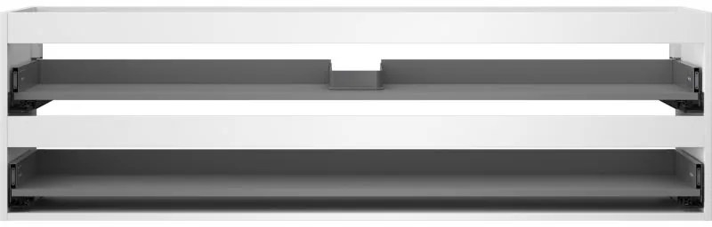 Mexen Box-A, závěsná skříňka 160 cm, 2 zásuvky, bílá lesklá, 91AX0-1600-470-2-00
