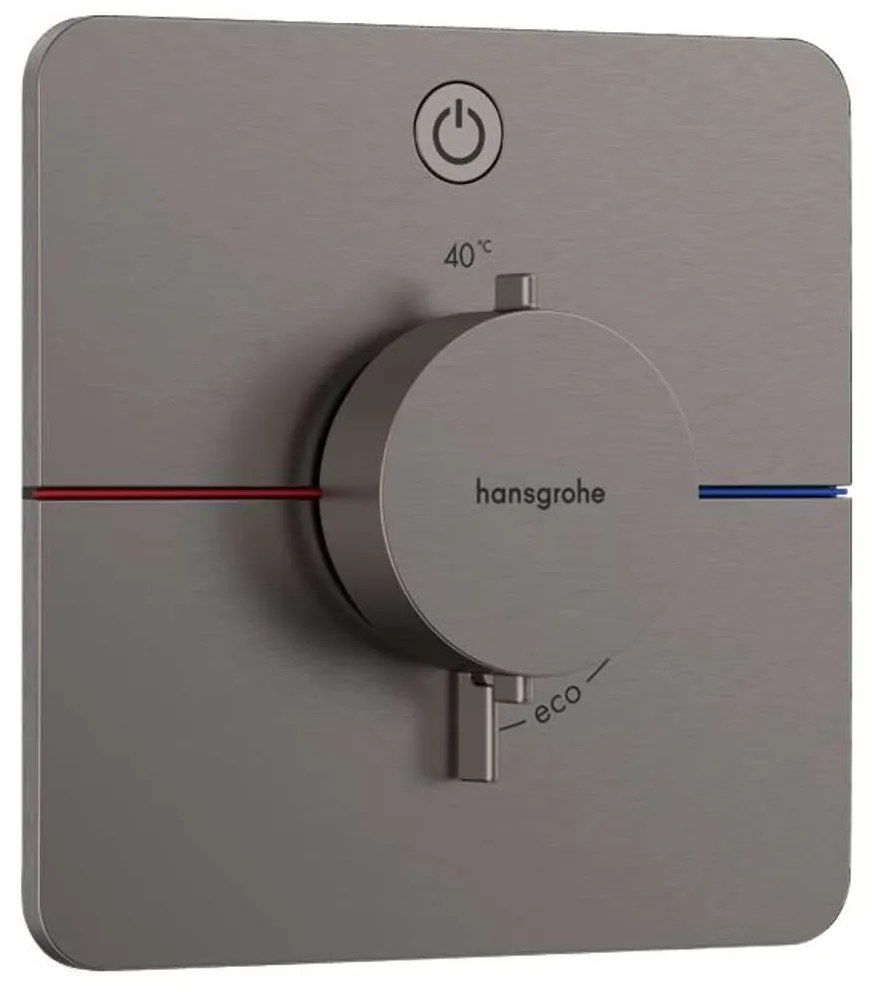 Hansgrohe ShowerSelect Comfort - Termostatická baterie pod omítku, kartáčovaný černý chrom 15581340
