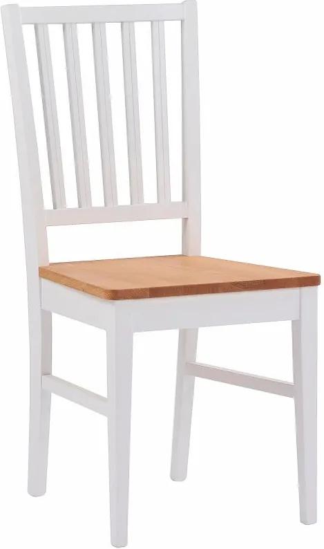 Bílá dubová jídelní židle Rowico Filippa