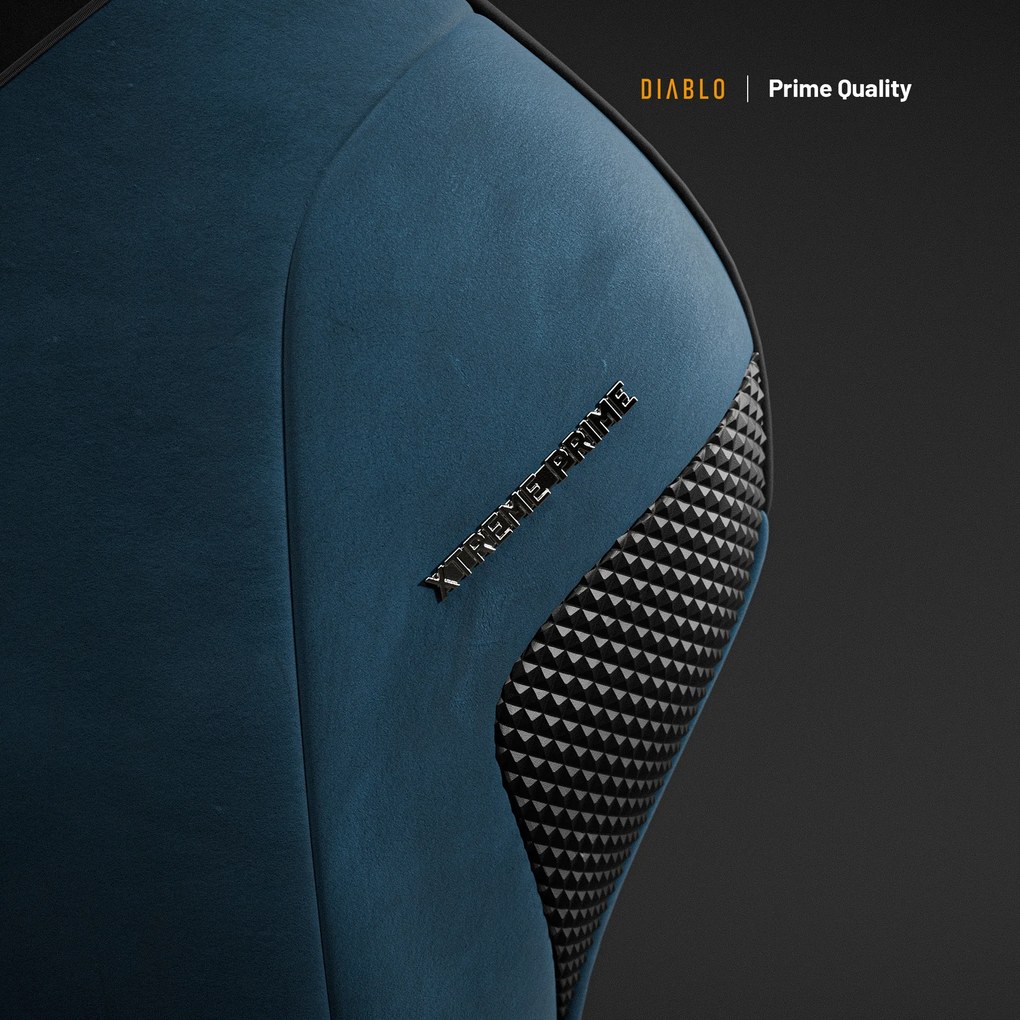 Herní židle Normal Size, modrý-černý: Diablo X-One Prime Meta Ocean