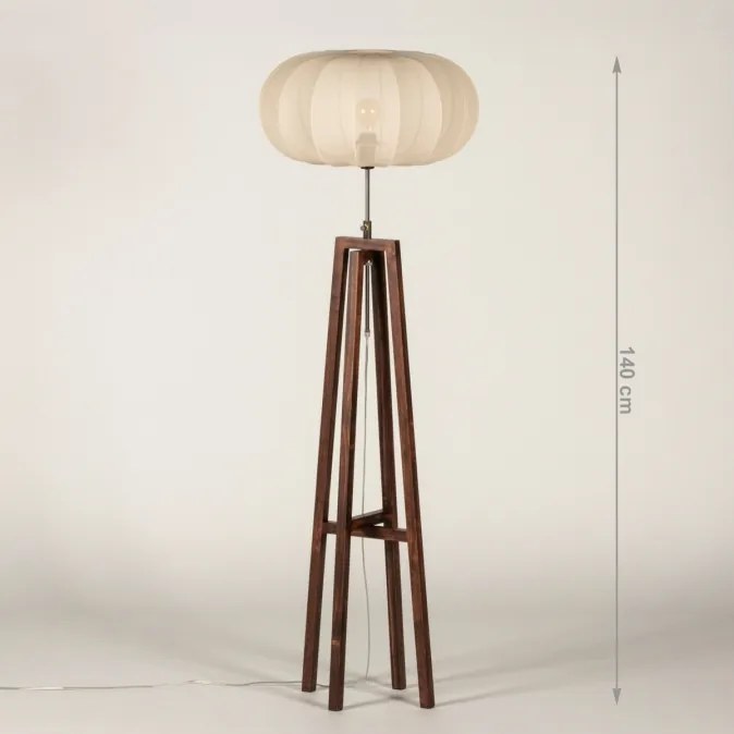 Stojací designová lampa Paola Yapan and Dark Brown