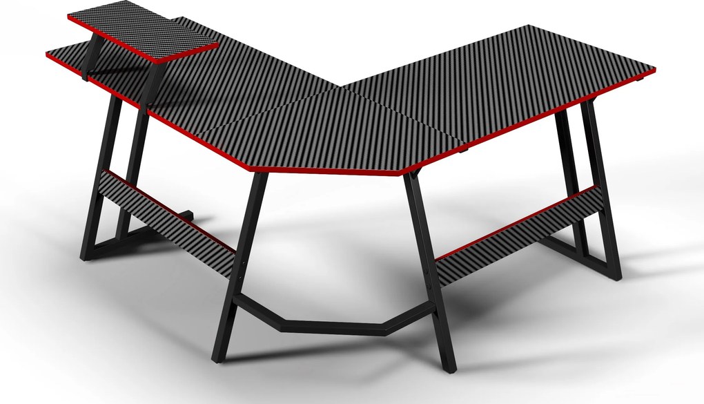 Herní stůl BG02 černý 130 cm