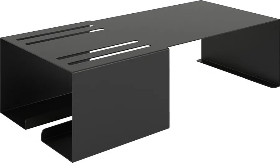 Konferenční stolek Folder, kov, černá