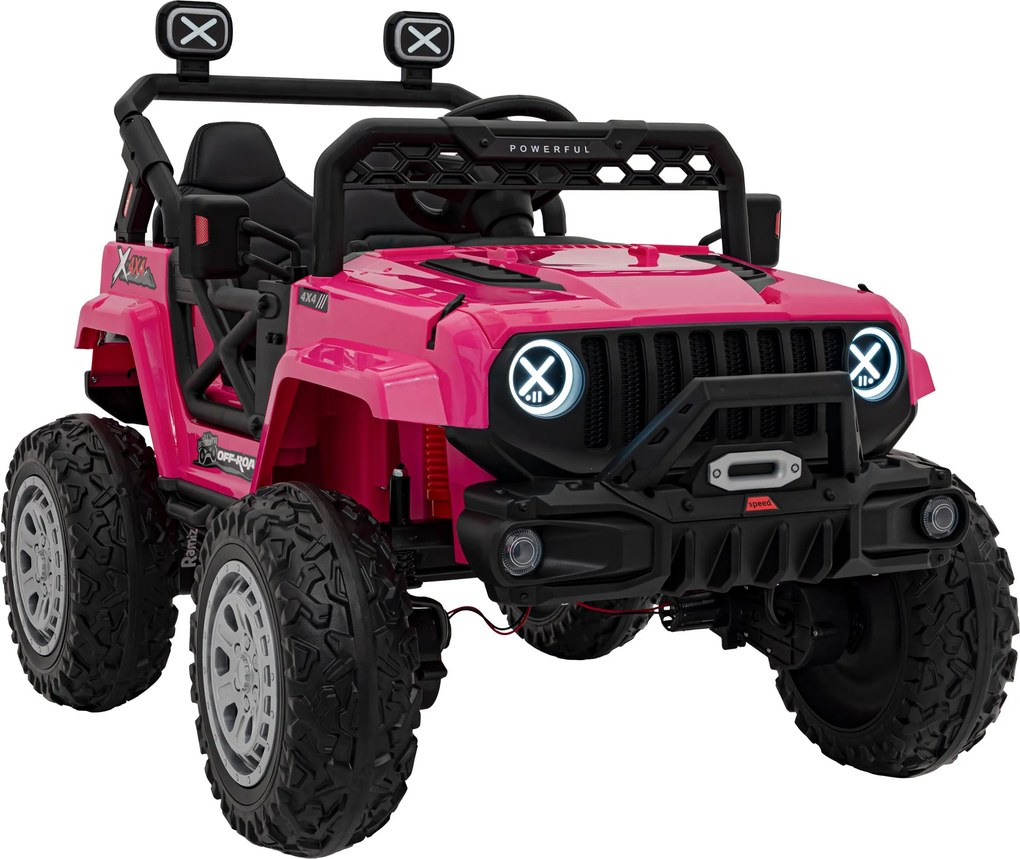 Ramiz Dětské elektrické auto OFF ROAD Speed Růžové