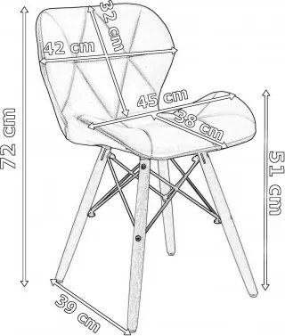 Zelené designové křesílko MURET VELVET DSW