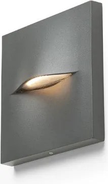 RED R13935 AKCE - BOBO SQ nástěnná antracitová 230V LED 3W IP65 3000K - RED - DESIGN RENDL