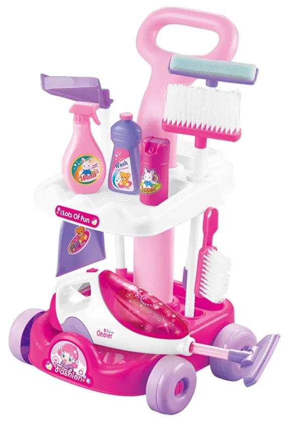 Dětská sada na čištění - růžová
