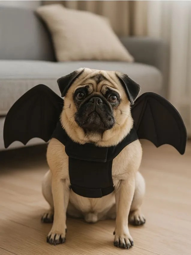 Sinsay - Halloweenský obleček pro psa a kočku - černá