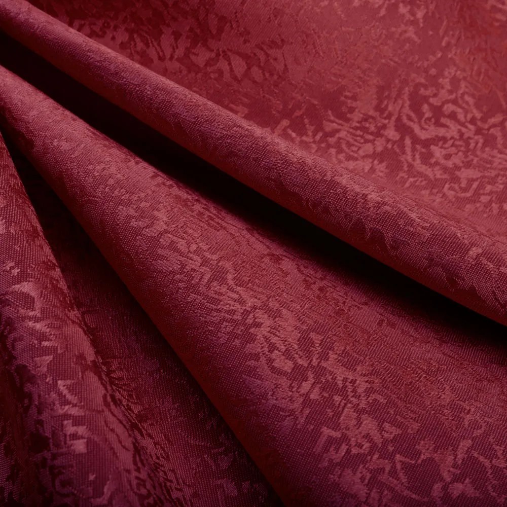 Biante Dekorační závěs TF-036 Venezia vínově červený - š. 150 cm 150x140 cm