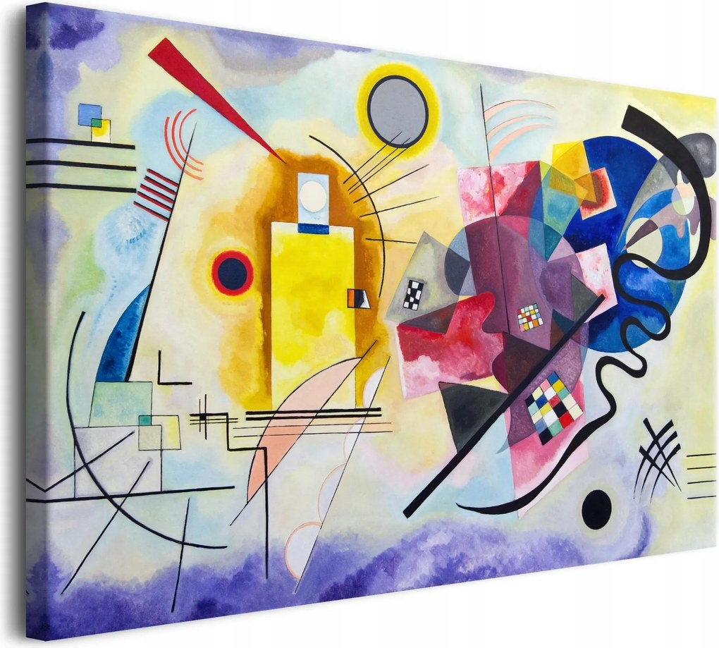 Obraz na plátně Barevná abstrakce Reprodukce Wassily Kandinsky 80x120