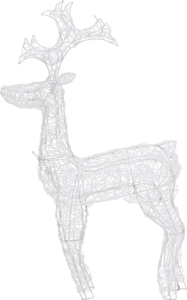 Vánoční sobi 2 ks 60 x 16 x 100 cm akryl 3154369