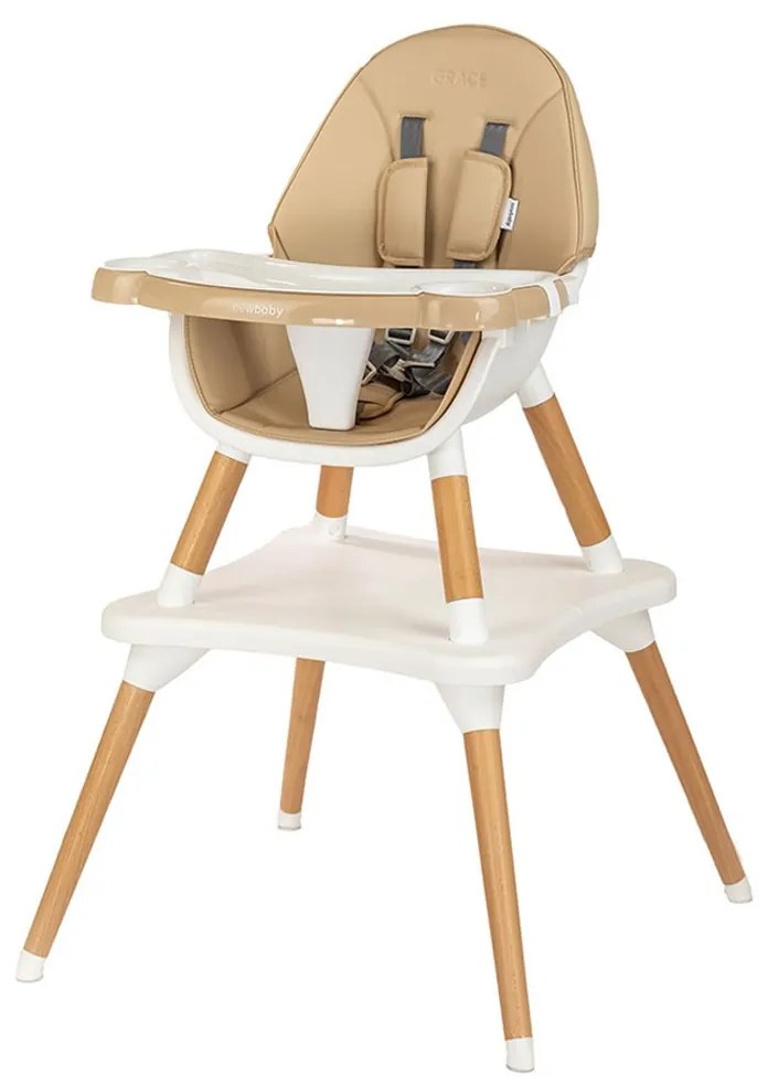 Jídelní židlička 3v1 New Baby Grace beige Barva: Béžová