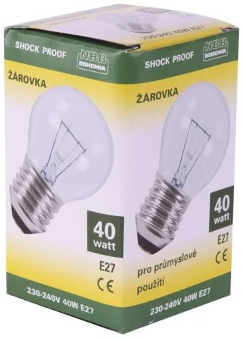 Žárovka průmyslová NARVA P45 AGT 40W/230V E27