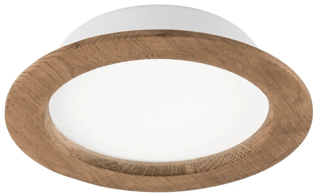 LED Podhledové svítidlo WOODY SPOT LED/16,5W/230V 4000K ořech pr. 18,5 cm