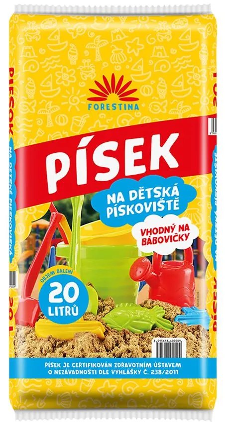 Písek na dětská pískoviště písek 20 l