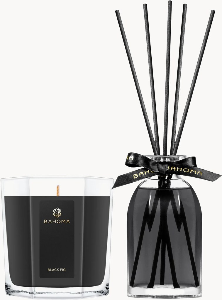 Difuzér a vonná svíčka Black Fig (fíg, anýz, zelený list)